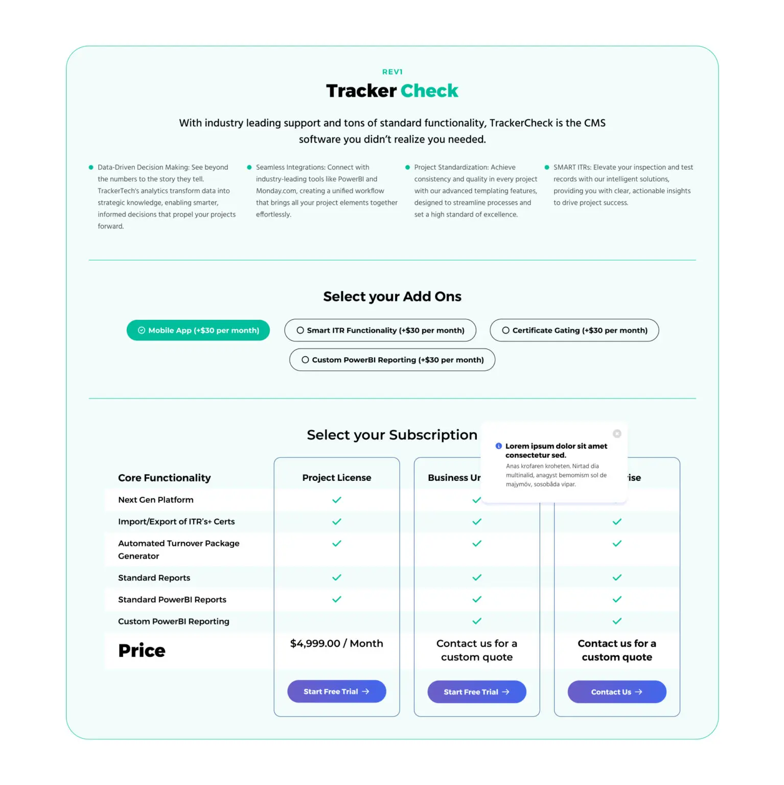 Tracker Technologies - Motion Tactic